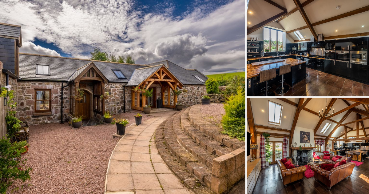8 bed property for sale in Gateside Steading, Lumphanan, Banchory ...