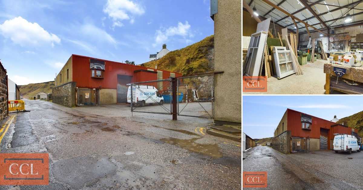 Warehouse for sale in Port Long Road, Cullen, Buckie, Moray | CCL